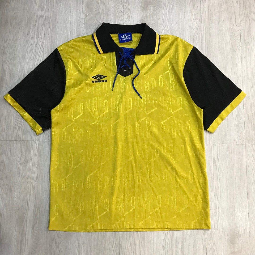 Jersey Template Umbro, Fesyen Pria, Pakaian , Atasan di Carousell