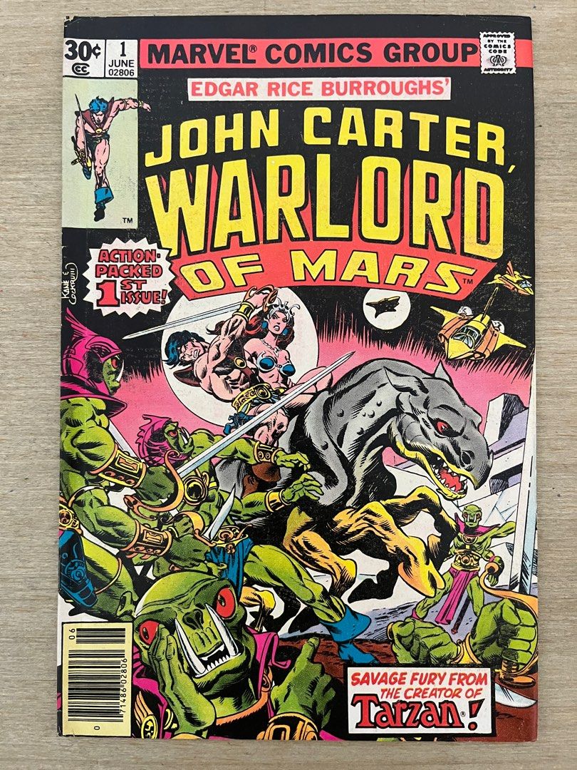 JOHN CARTER OF MARS #1 (1977), Hobbies & Toys, Books & Magazines ...