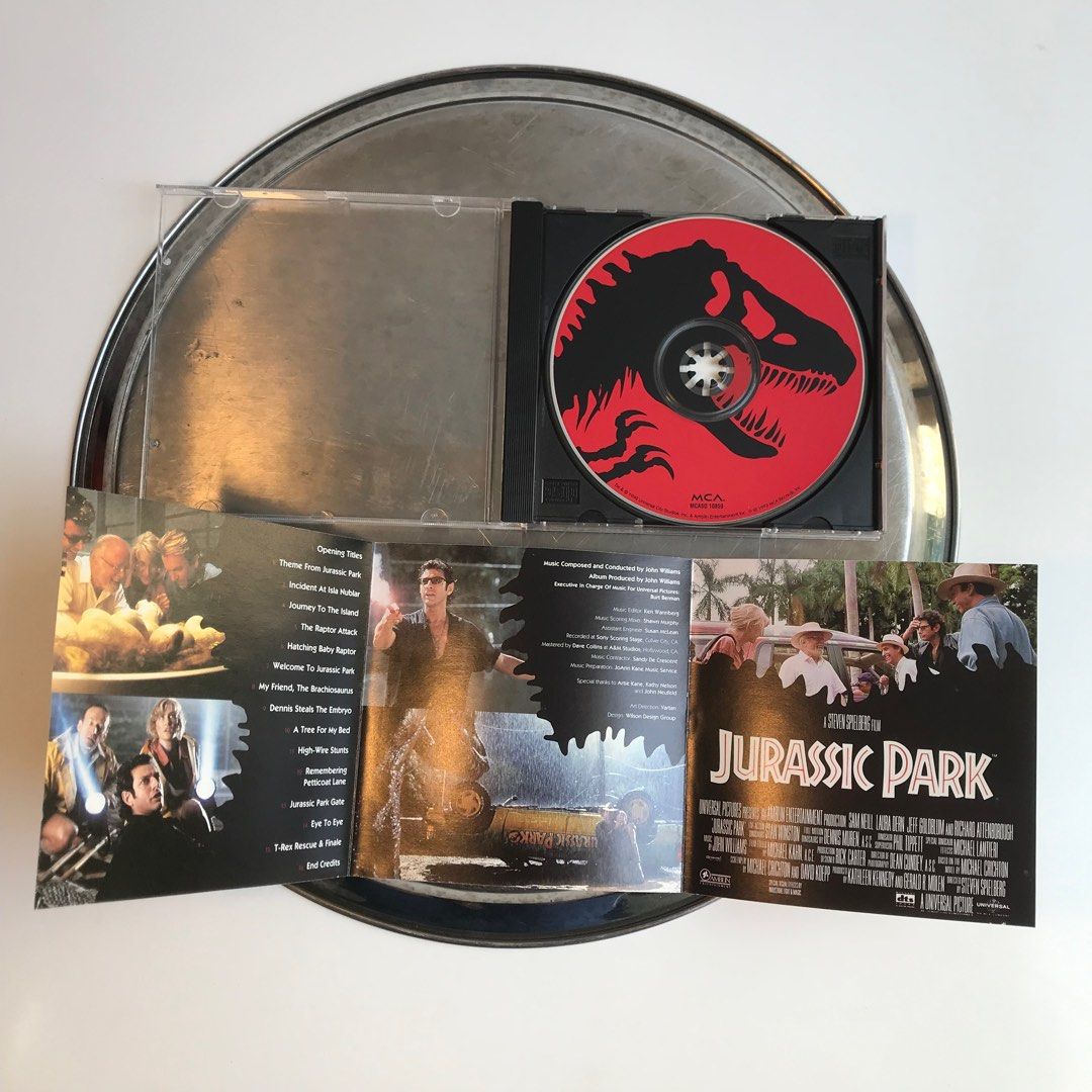 John Williams JURASSIC PARK Music From Motion Picture Soundtrack 1993 ...