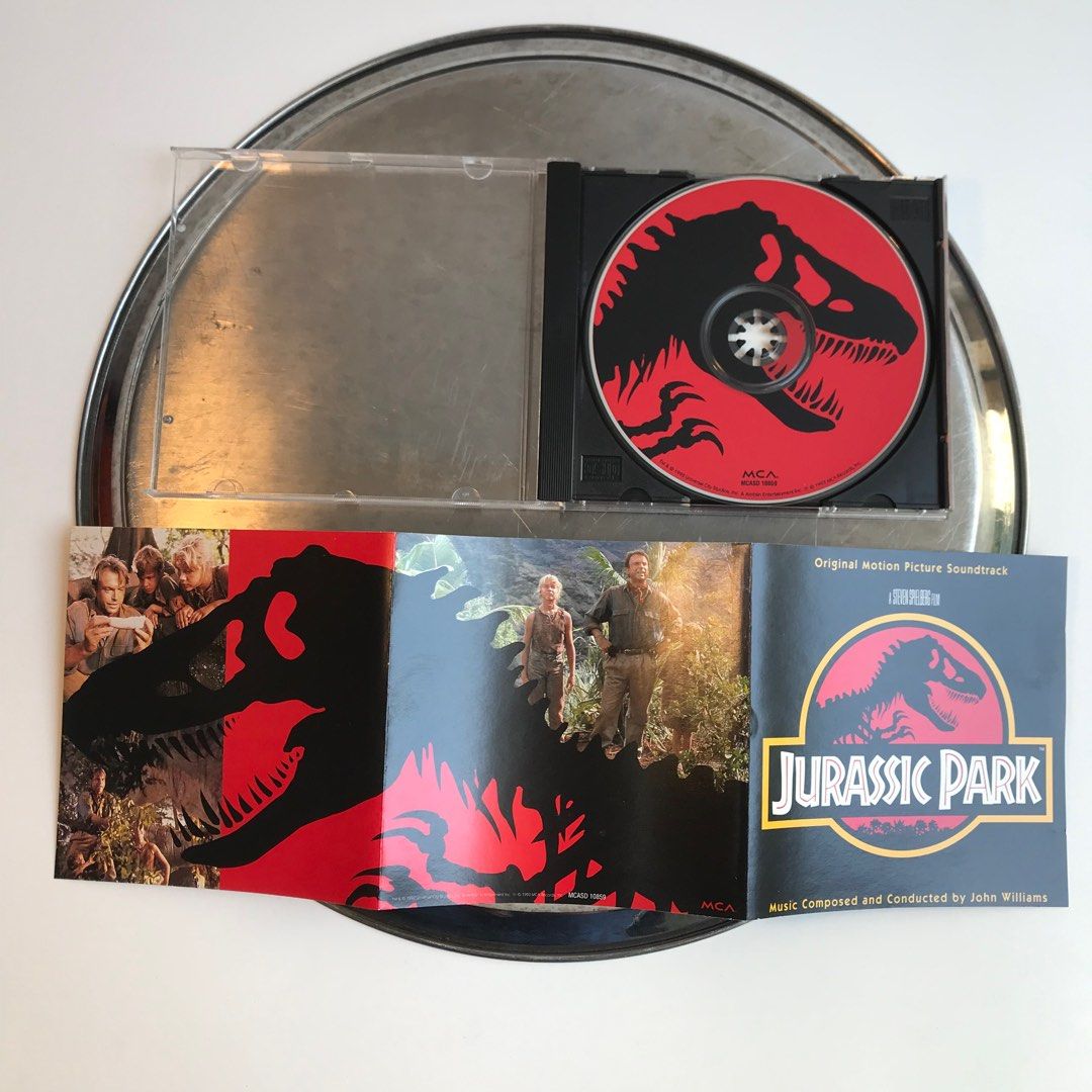John Williams JURASSIC PARK Music From Motion Picture Soundtrack 1993 ...