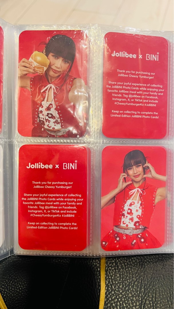 Jollibini Official Photo card Bini photocard, Hobbies & Toys ...