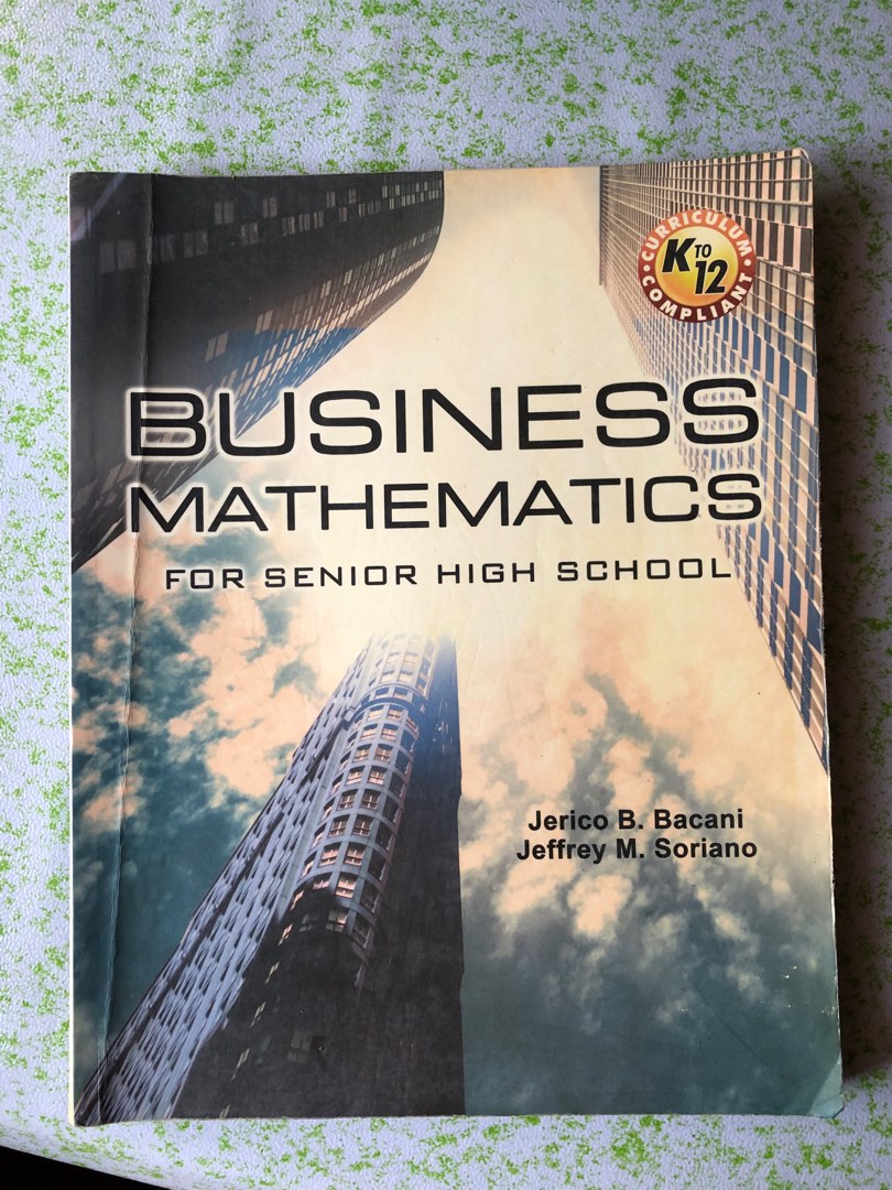 K-12 Business Mathematics Book, Hobbies & Toys, Books & Magazines ...