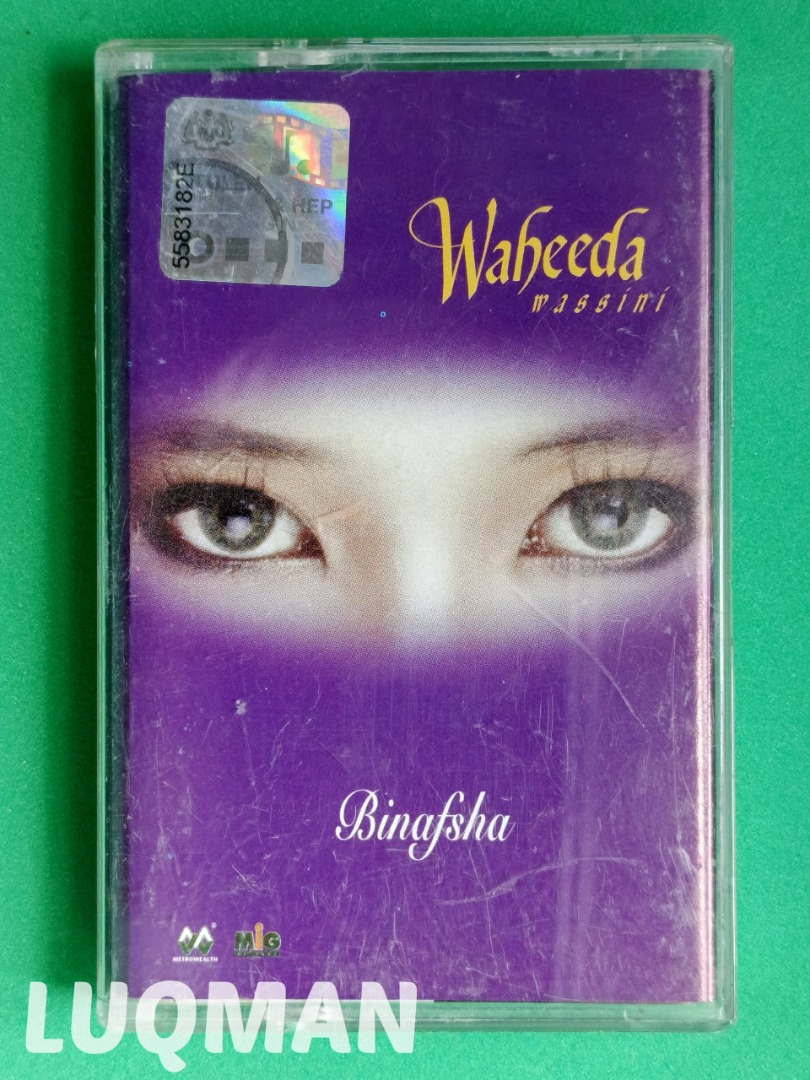 Kaset Original Waheeda Wassini album Binafsha 2004, Hobbies & Toys ...