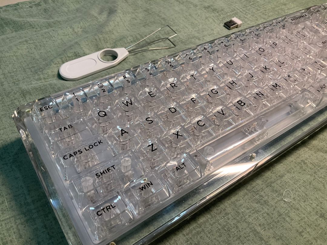 KIIBOOM Phantom 68 Transparent Mechanical Keyboard, Computers & Tech ...
