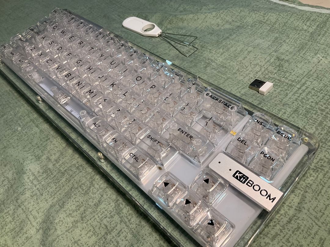 KIIBOOM Phantom 68 Transparent Mechanical Keyboard, Computers & Tech ...