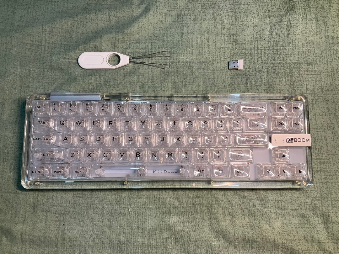 KIIBOOM Phantom 68 Transparent Mechanical Keyboard, Computers & Tech ...
