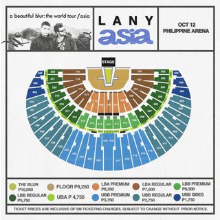 LANY A BEAUTIFUL BLUR - LBA REGULAR, Tickets & Vouchers, Event Tickets ...