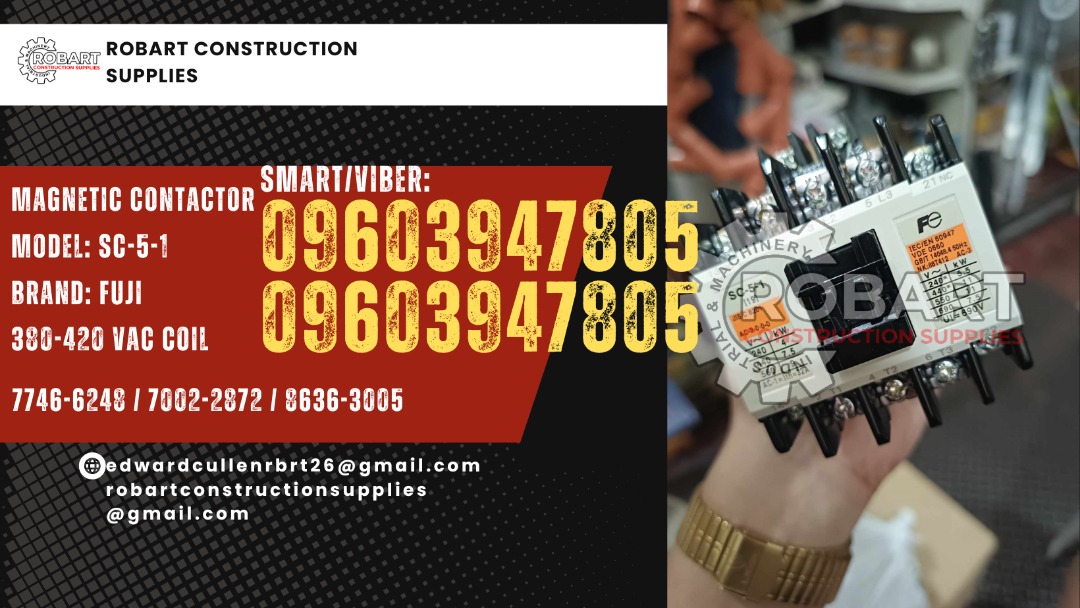 Magnetic contactor Model: SC-5-1 Brand: Fuji 380-420 VAC Coil ...