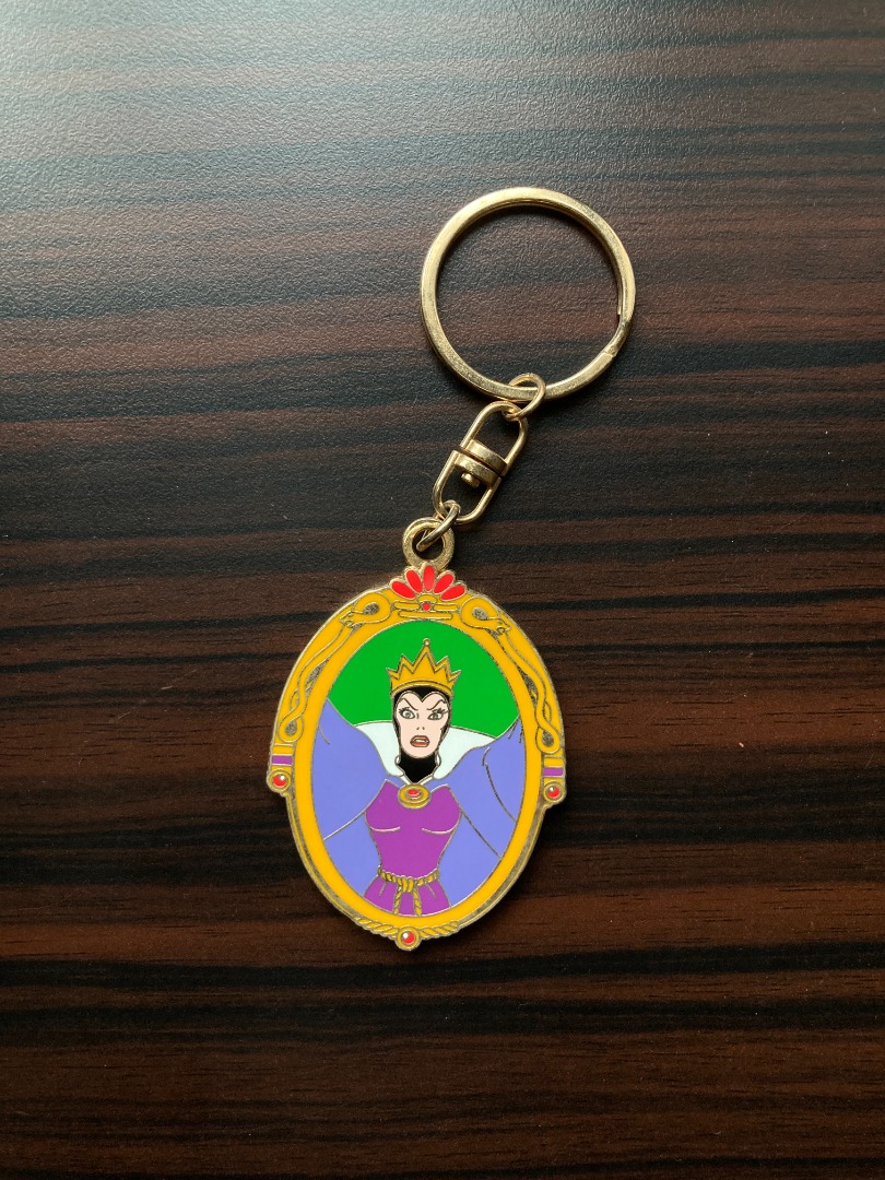 Maleficent/The Evil Queen (Snow White) keychain merch from Disneyland ...