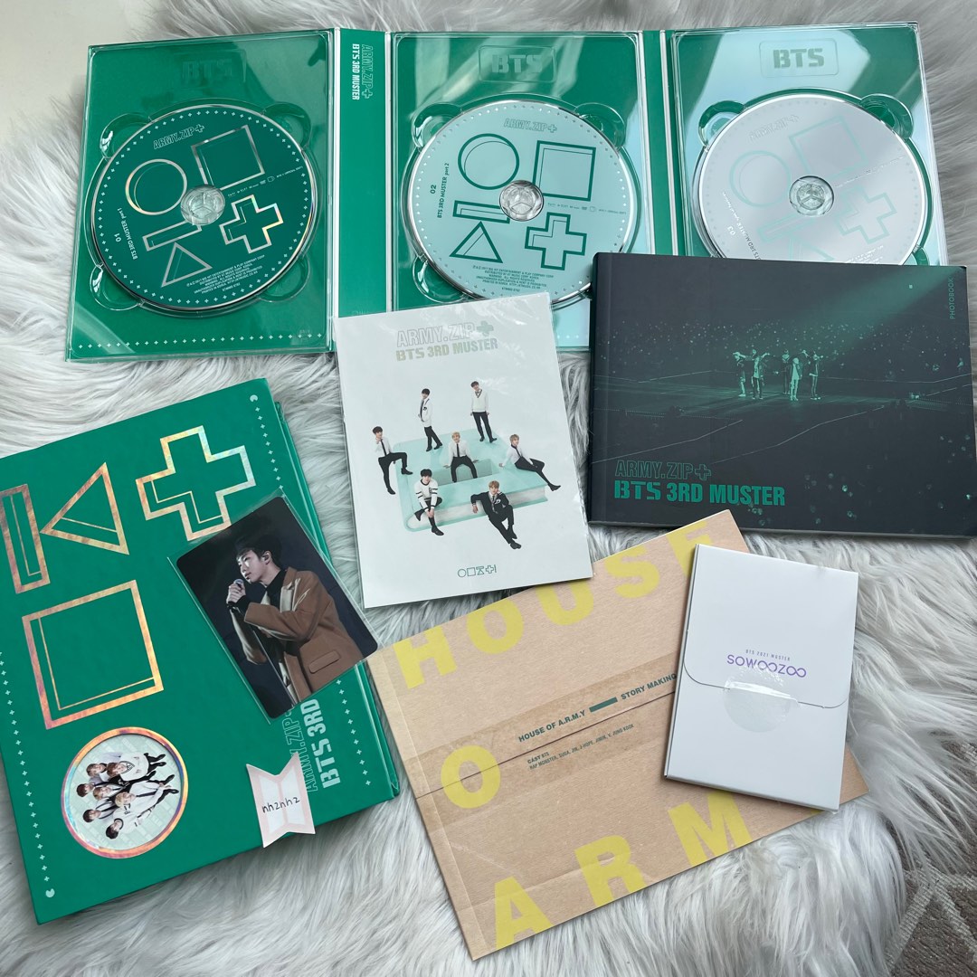 (Marked down) WTS BTS 3rd Muster dvd Fullset with Namjoon RM pc ...