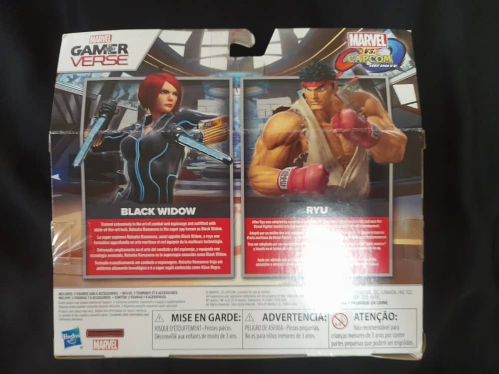 Marvel Gamerverse vs. Capcom Black Widow vs. Ryu 2-Pack 3.75 / 1/18 ...