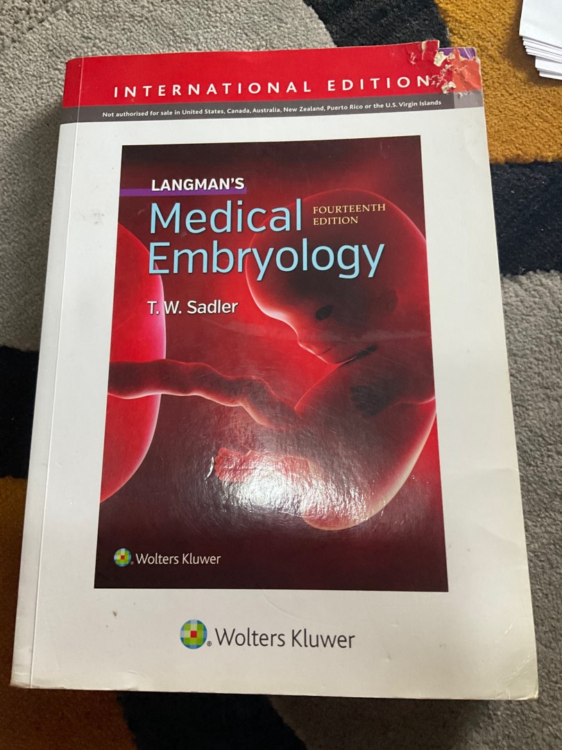 Medical Embryology Textbook, Hobbies & Toys, Books & Magazines ...