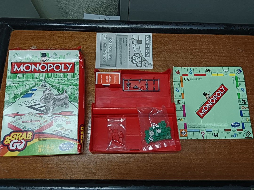 Mini monopoly small size, Hobbies & Toys, Toys & Games on Carousell