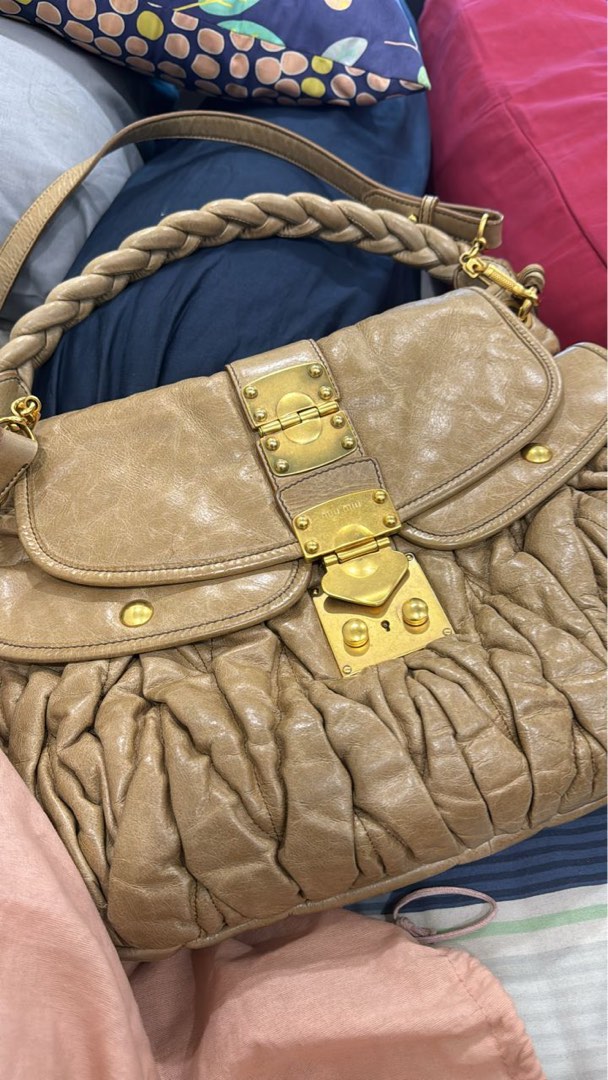 miu miu coffer bag , authentic, Women's Fashion, Bags & Wallets ...