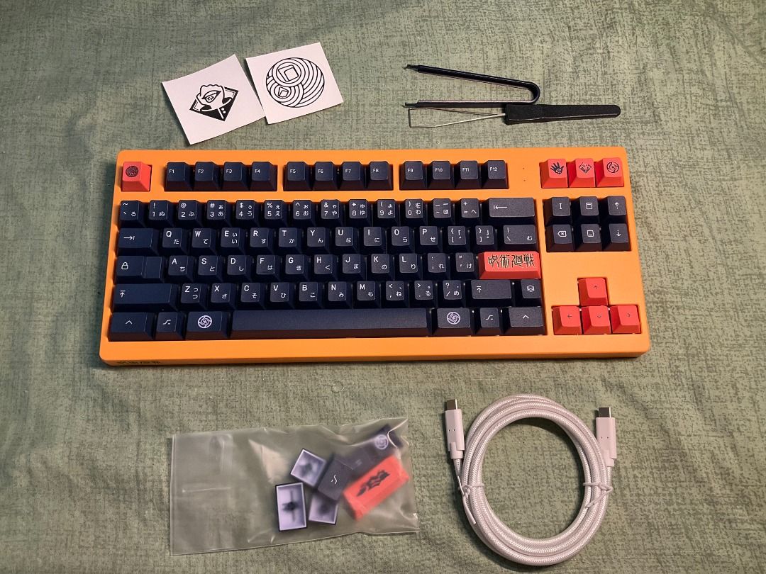 MONOKEI X Jujutsu Kaisen Keyboard (Yuji Edition), Computers & Tech ...
