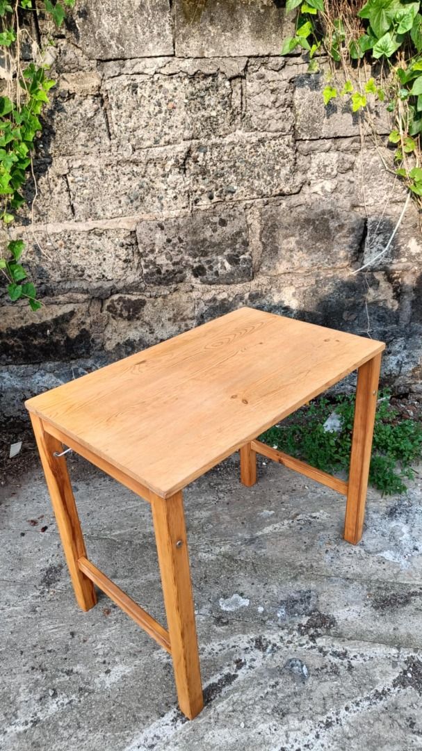 Muji Pinewood Folding Table, Furniture & Home Living, Furniture, Tables ...