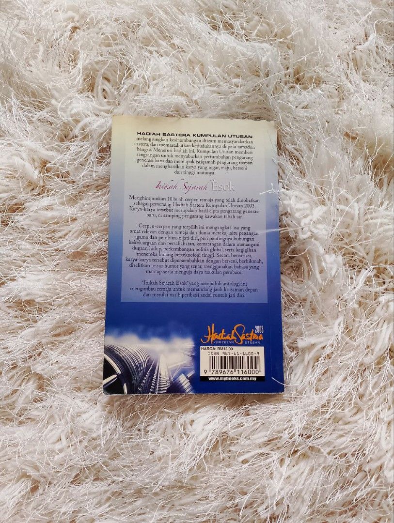 Novel INIKAH SEJARAH ESOK by Nor Azah Abd Aziz 2003 Hadiah Sastera ...