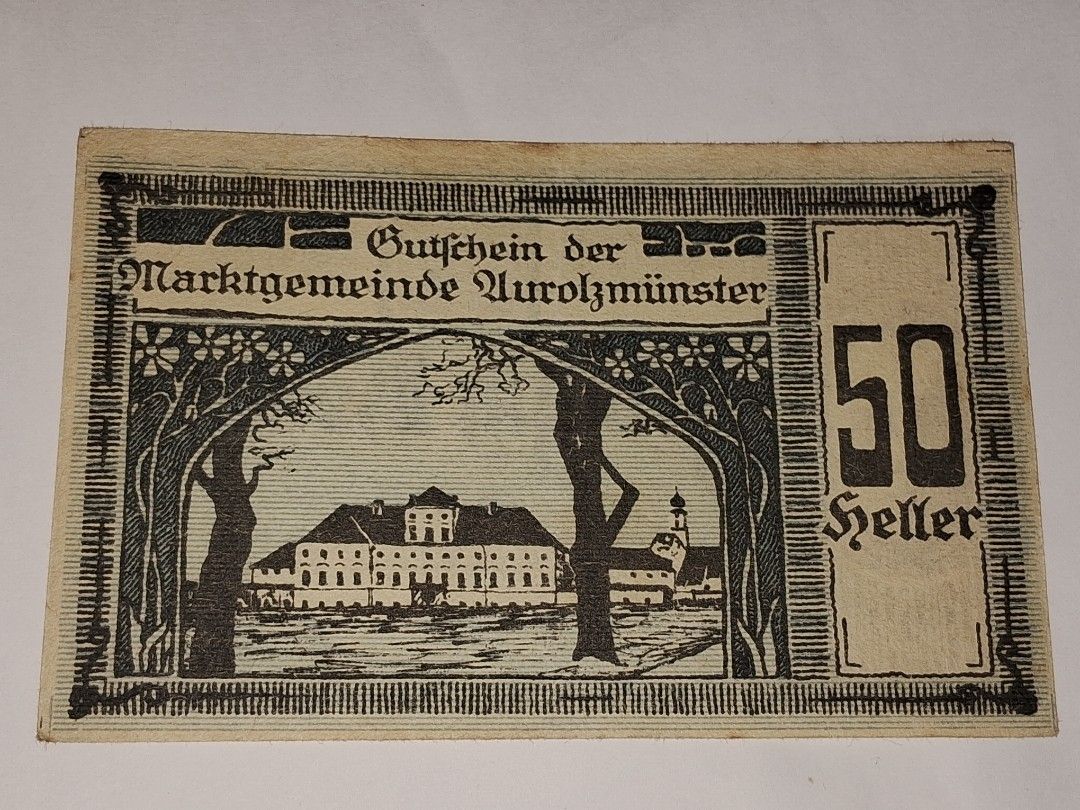 Old Paper Money 50 heller 1920, Hobbies & Toys, Collectibles ...