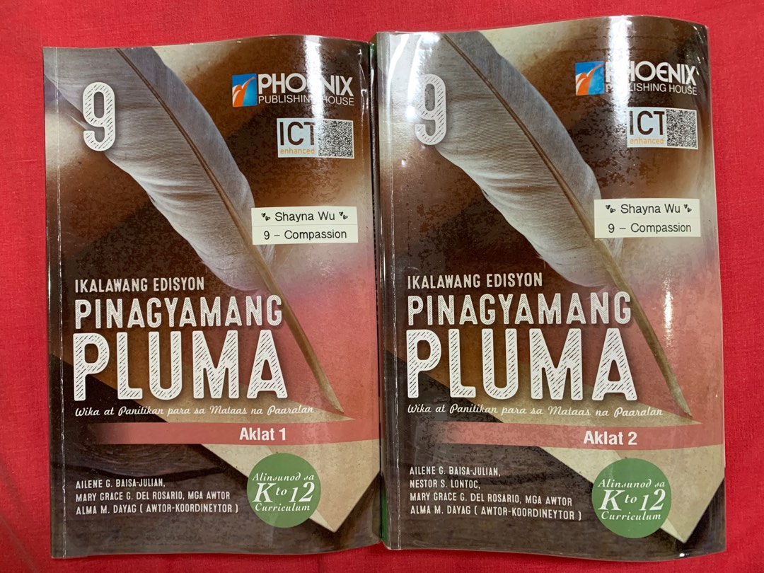 Pluma 9 Aklat 1 and 2, Hobbies & Toys, Books & Magazines, Textbooks on ...