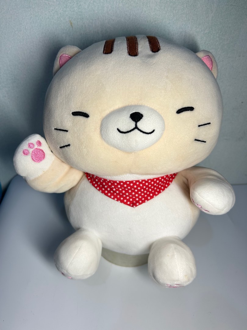 Cute Cat Plush Soft Stuffed Toy, Hobbies & Toys, Toys & Games on Carousell