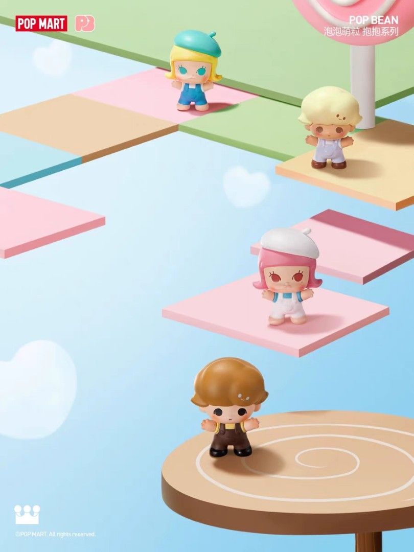 Preorder (Confirmed Design) - Pop Mart popmart Popmart Popbean Cute Hug ...