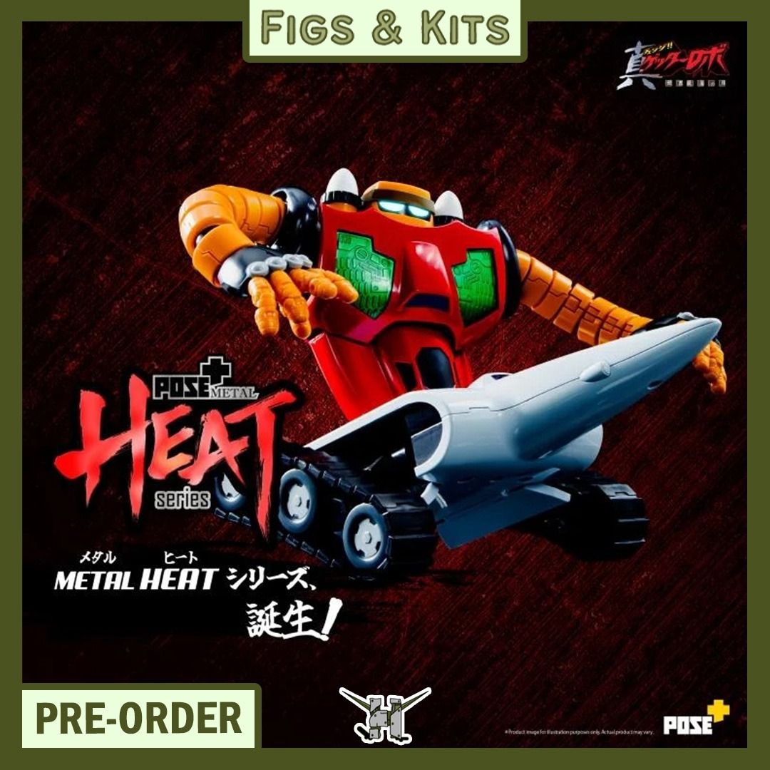 PRE-ORDER!! Getter 3 Pose+ Metal Heat Series, Hobbies & Toys, Toys ...