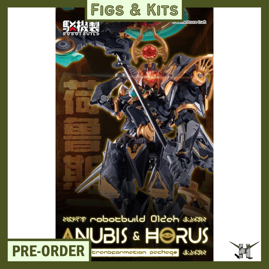 PRE-ORDER!! ROBOT BUILD ANUBIS & HORUS Transformation Package Action Figure RB-12ah, Hobbies ...