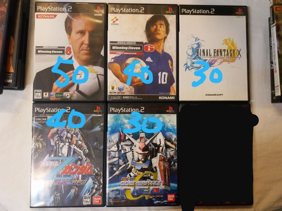 PS2 game Final Fantasy X FF10 基利之野望 自護獨立戰爭記 高達 game winning Gundam G Generation Neo, 電子遊戲, 電子遊戲 ...