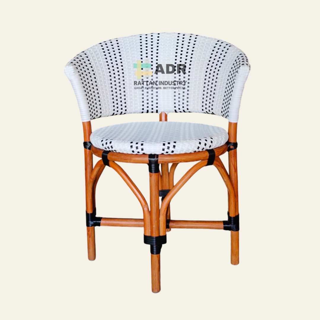 RATTAN ROUND BISTRO CHAIR, Furniture & Home Living, Furniture, Chairs ...