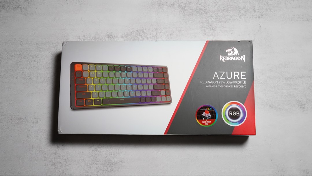 Redragon Azure K652 Low Profile Mechanical Keyboard, Computers & Tech ...