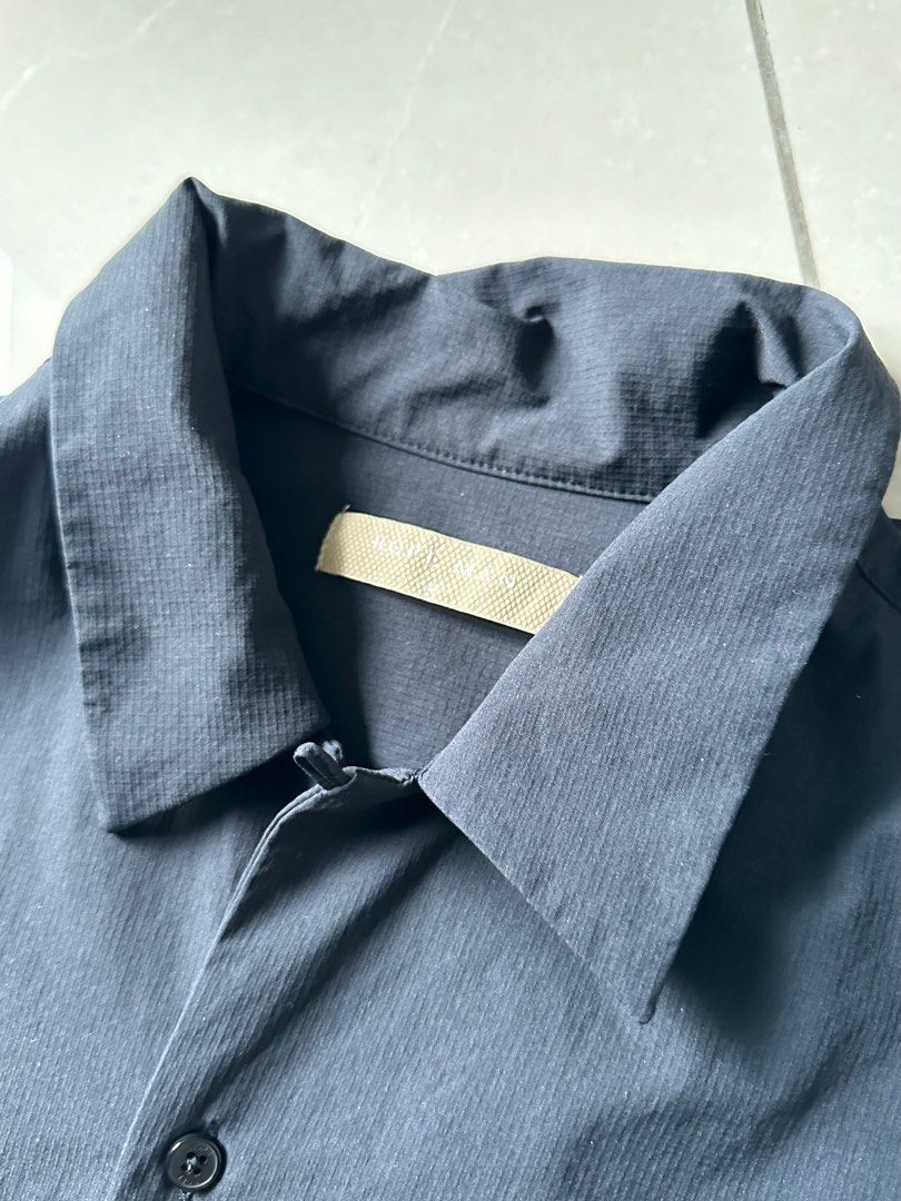ROPE MAN Navy Blue Shirt, Men's Fashion, Tops & Sets, Tshirts & Polo ...