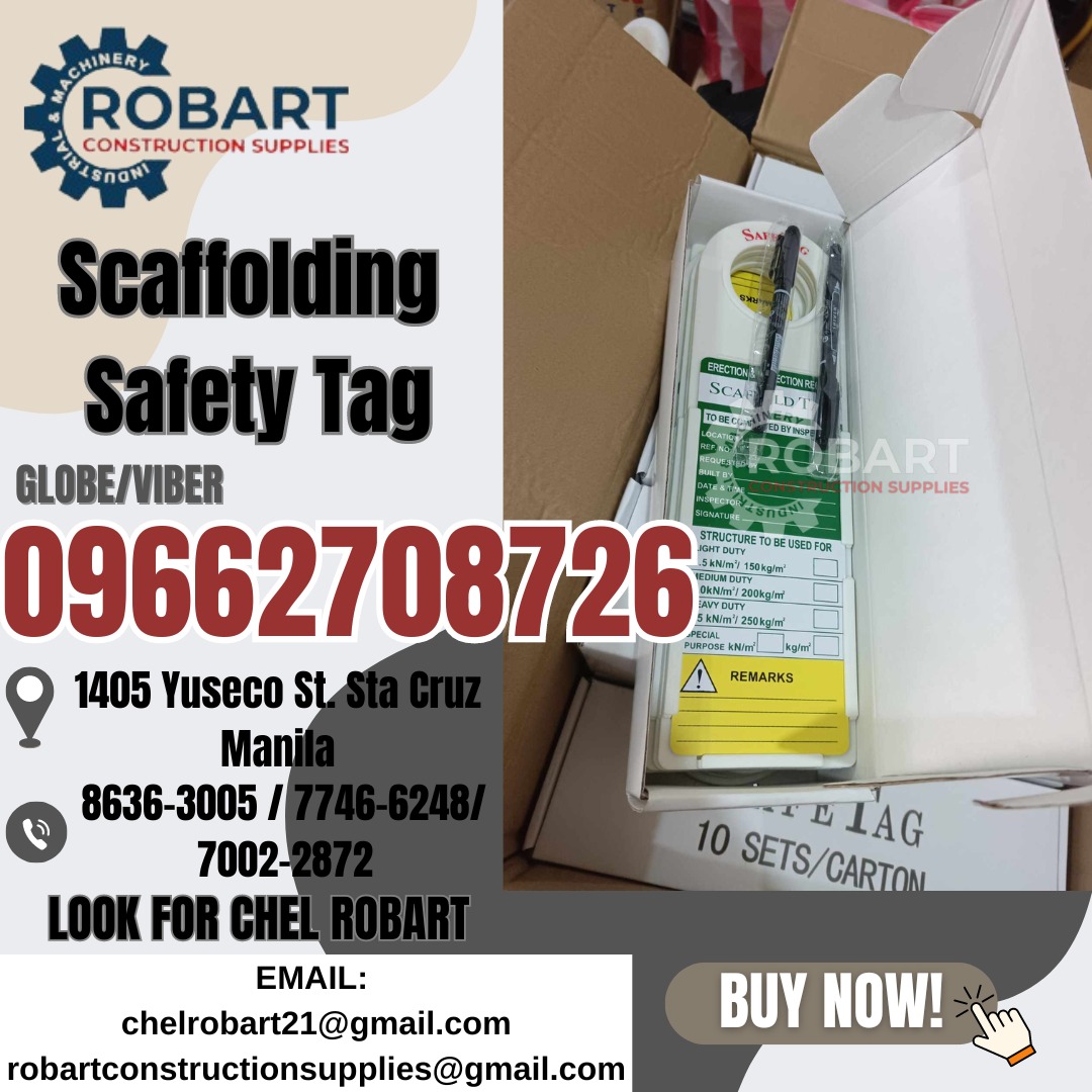 SCAFFOLDING SAFETY TAG, Commercial & Industrial, Construction Tools ...
