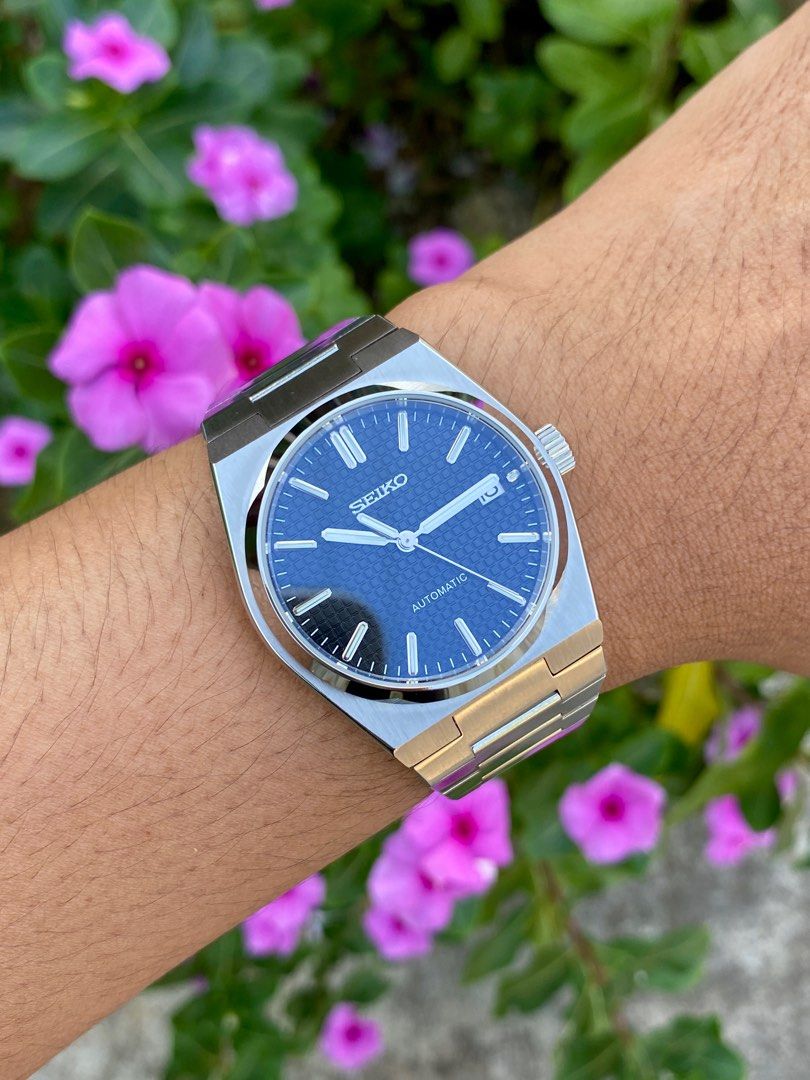Seiko MOD PRX 37mm NH35 Automatic, Fesyen Pria, Jam Tangan di Carousell