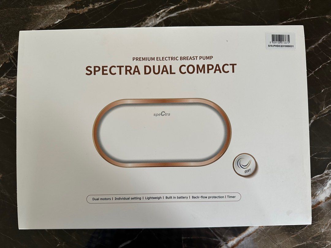 Spectra Dual Compact Breast pump w/ freebies, Babies & Kids, Nursing ...