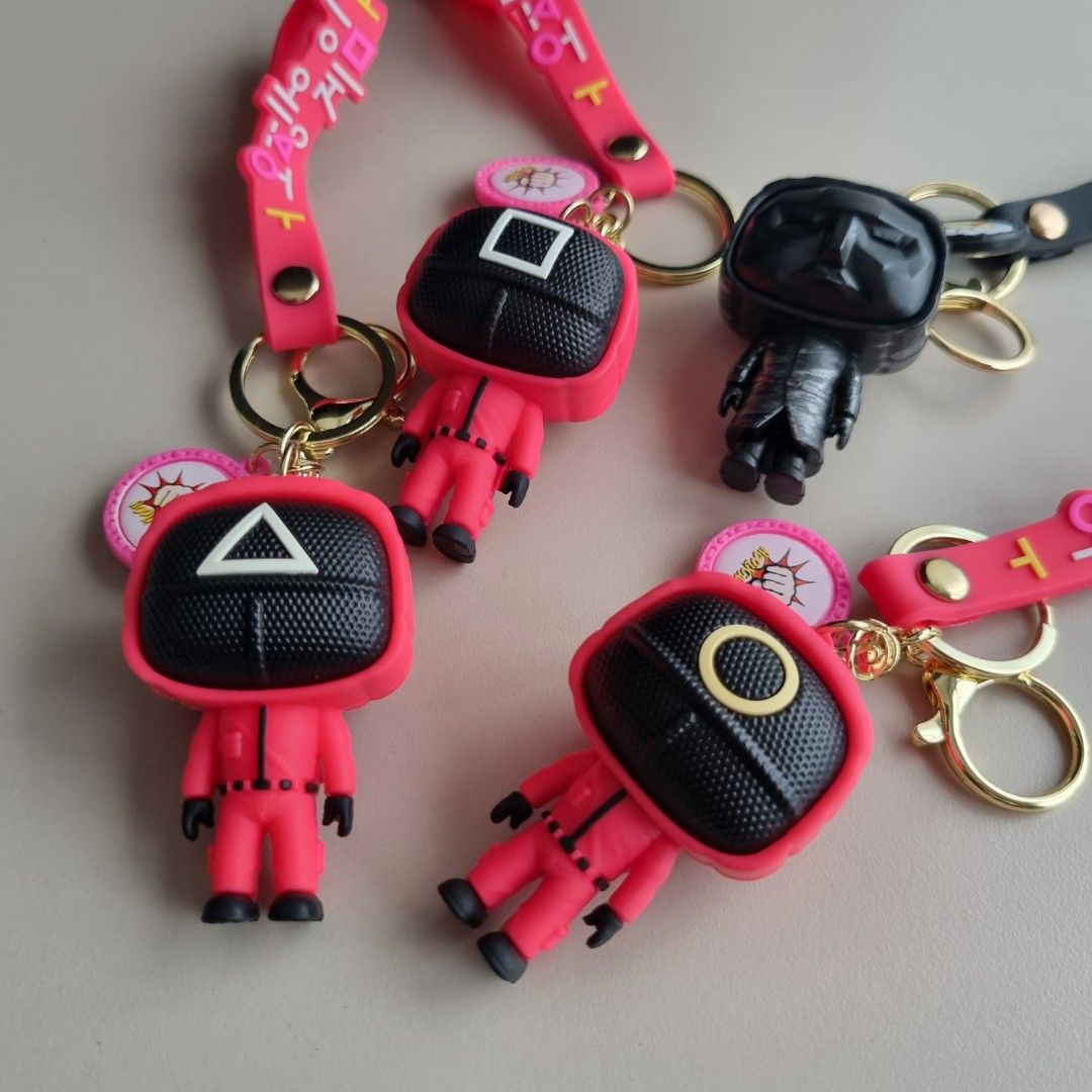 Squid Game Keychain, Hobbies & Toys, Toys & Games on Carousell