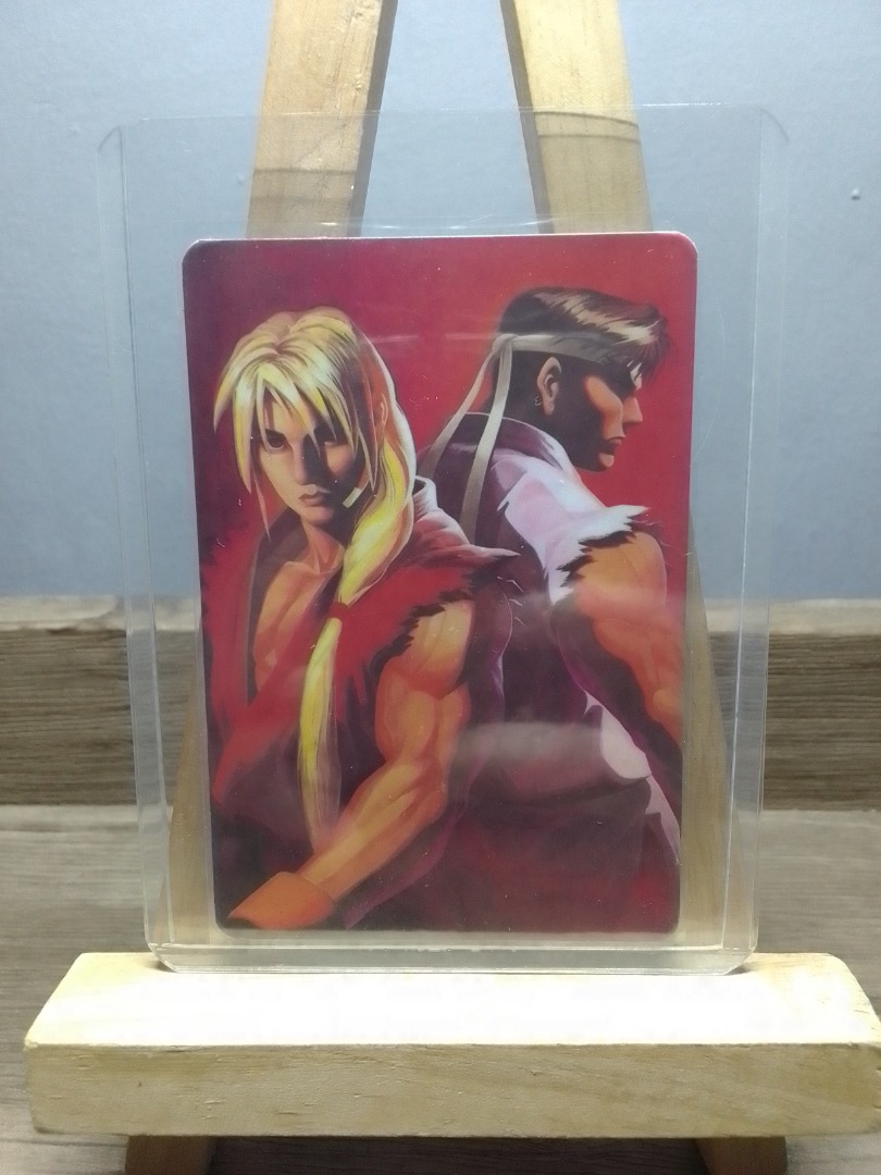STREET FIGHTER ZERO RYU/KEN ART CARD W/ LOADER - CUSTOM, Hobbies & Toys, Memorabilia ...