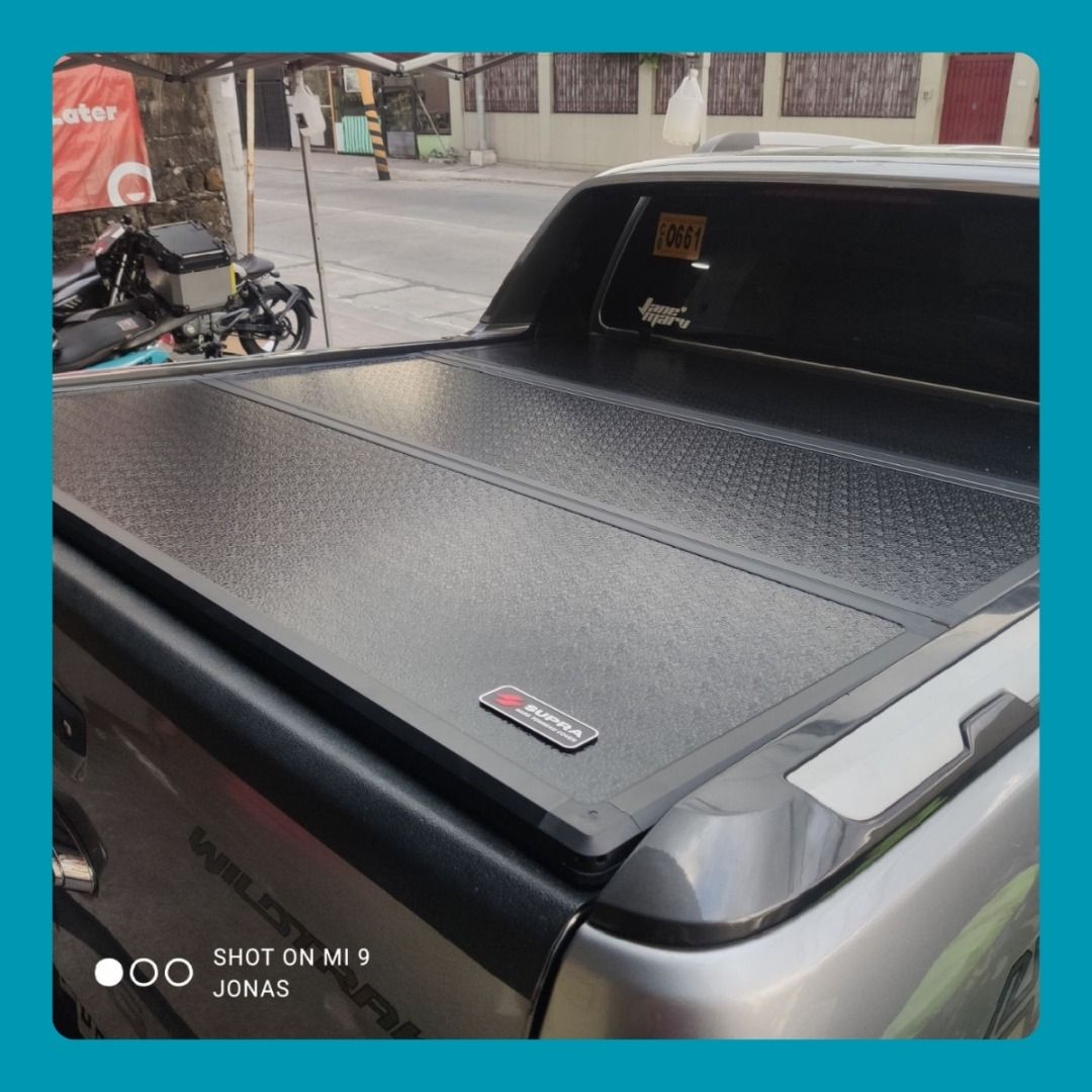 Supra trifold hard aluminum bed cover for ford ranger wildtrak 2012 ...