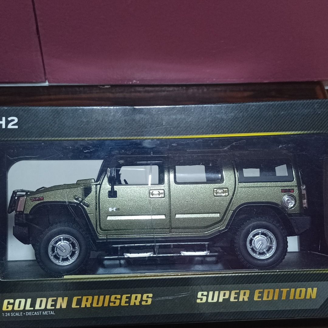 UNIOIL HUMMER H2 GOLDEN CRUISERS SUPER EDITION 1:24 SCALE DIECAST METAL ...