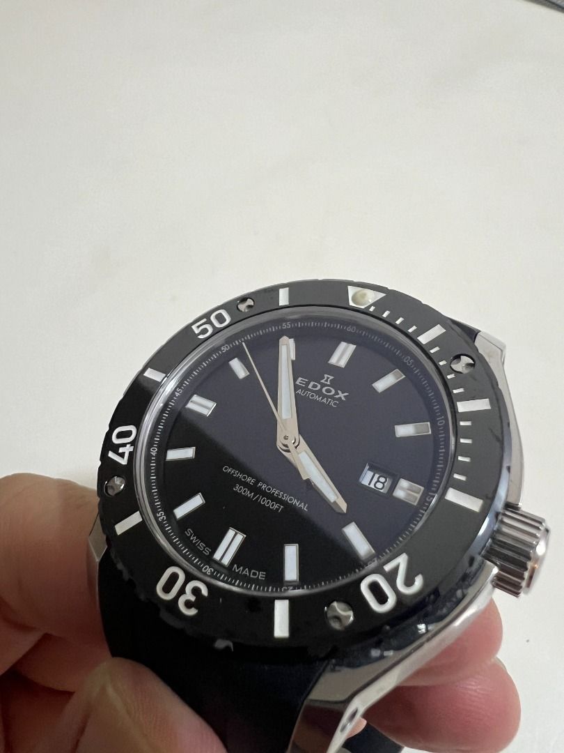 [Used] EDOX Class 1 Offshore Professional, Luxury, Watches on Carousell