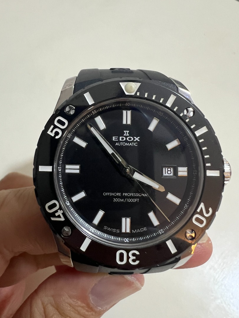 [Used] EDOX Class 1 Offshore Professional, Luxury, Watches on Carousell