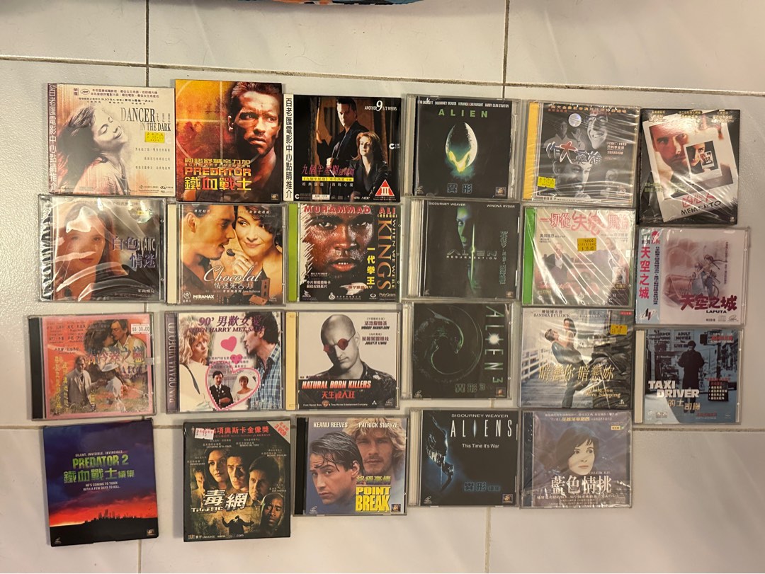 VCD (異形 alien 鐵血戰士 藍 的士司機 matrix), 興趣及遊戲, 音樂、樂器 & 配件, 音樂與媒體 - CD 及 DVD ...