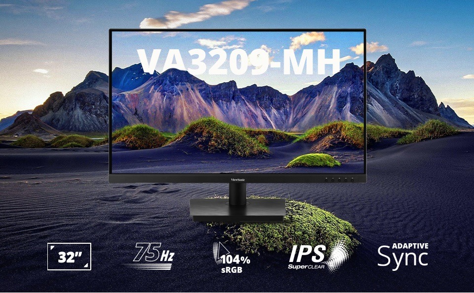 ViewSonic VA3209-MH 32” FHD 75Hz IPS LCD Monitor, Computers & Tech ...