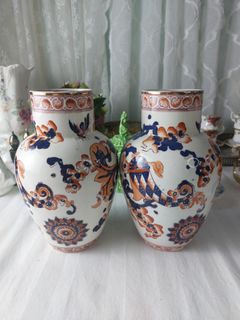 Vintage 1950’s Murano Venetian Glass White Gold Powder Courtesan ...