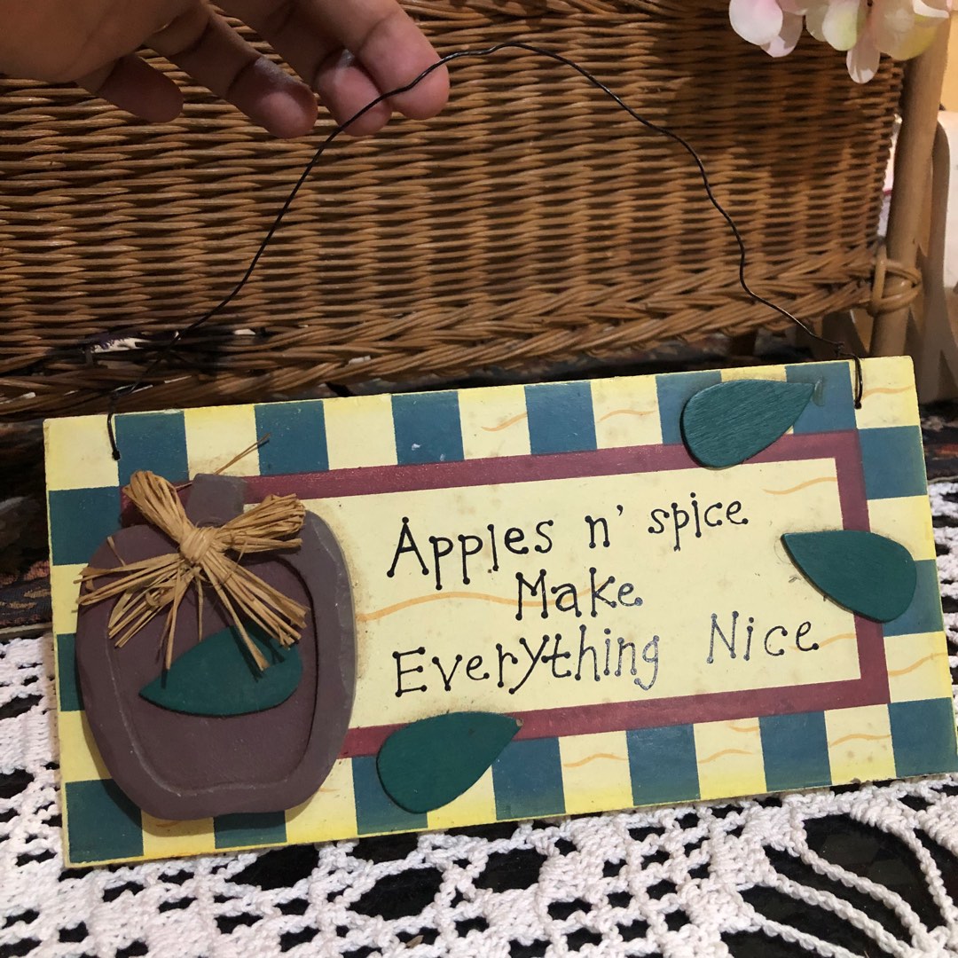 Wall deco 9.5”x5”, Furniture & Home Living, Home Decor, Other Home ...