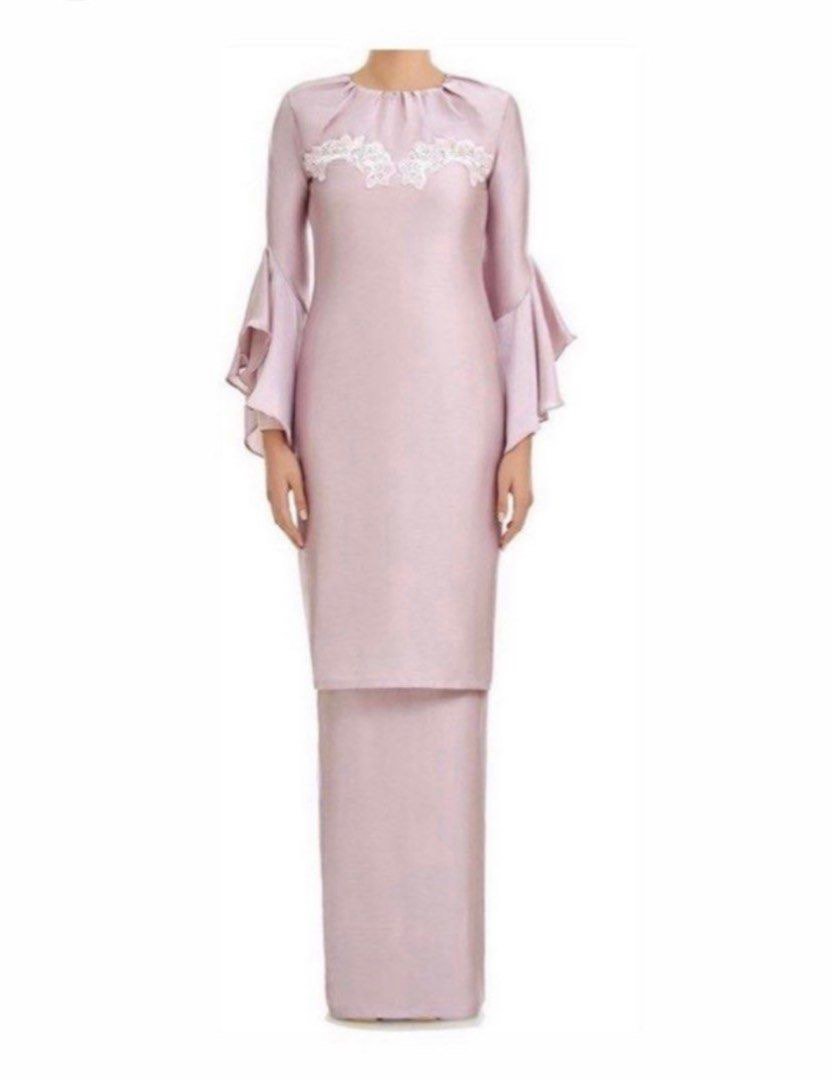 (Rent) - Wanzar Anastasia Kurung Pink, Women's Fashion, Muslimah ...