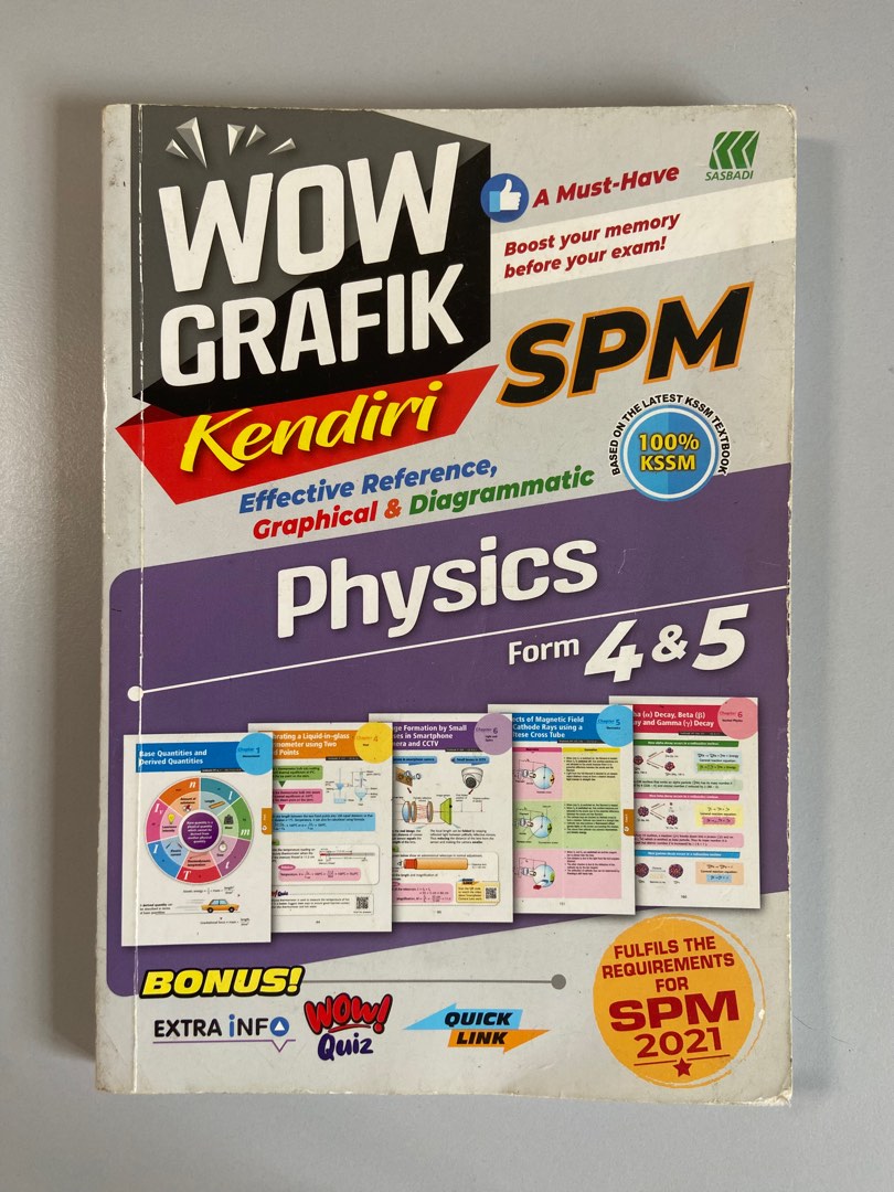 WOW GRAFIK SPM Physics, Hobbies & Toys, Books & Magazines, Textbooks on Carousell