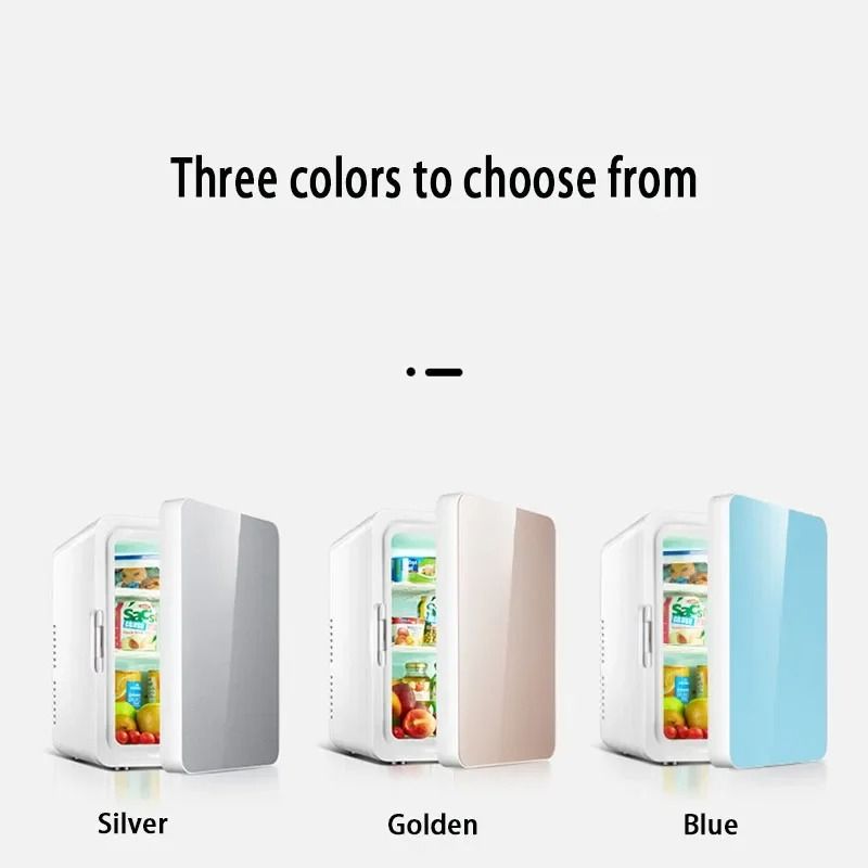 10L Semiconductor Car Refrigerator Mini Fridge Car And Home Dual ...