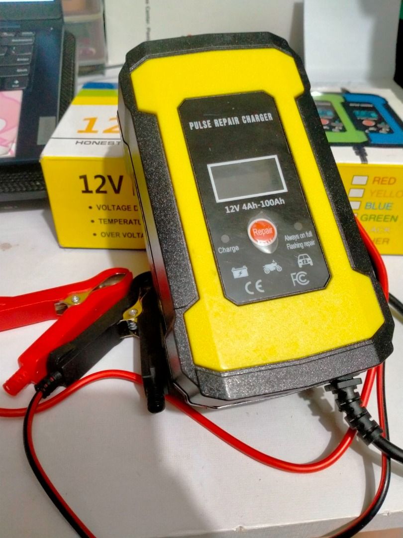12V 6A Automatic Car/Motorcycle Battery Charger Heavy Duty And Repair ...