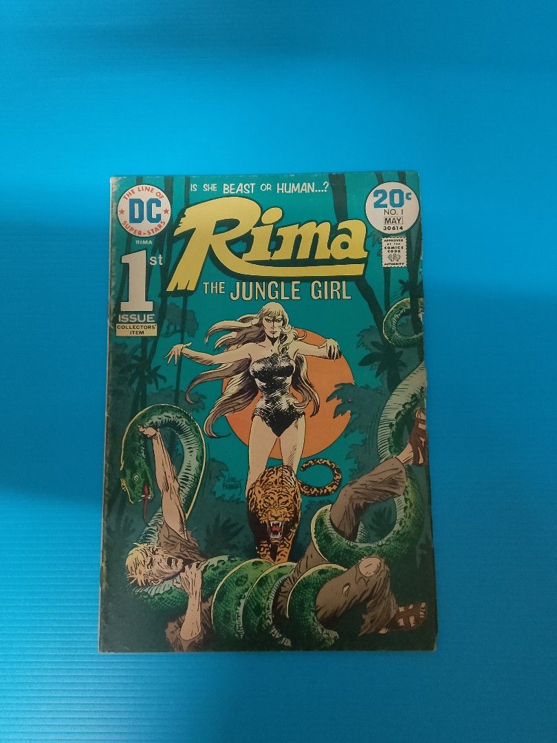 1st app Rima The Jungle Girl ! Rima: The Jungle Girl #1 ( Joe Kubert ...