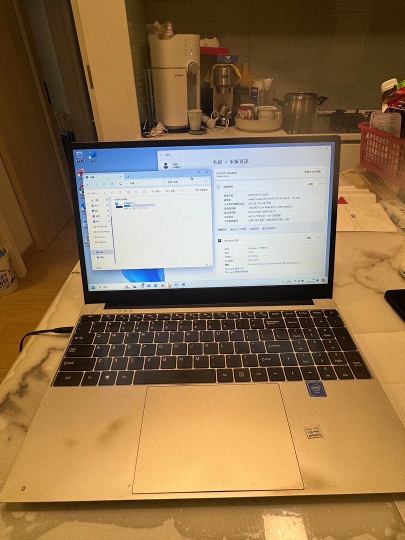 $560 / Laptop PC / Intel Celeron N4100 CPU @1.1 GHz 8.00 GB Ram Windows 11 專業版 23H2 256G ssd m.2 ...